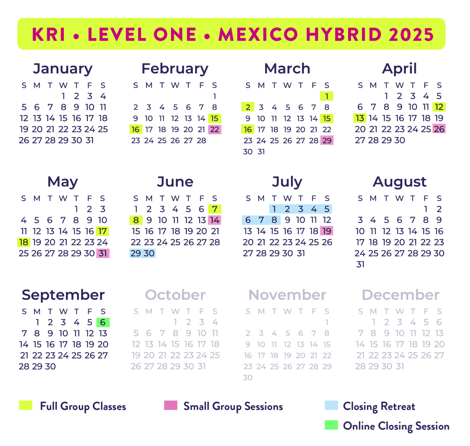 Level One Mexico Hybrid 2025 - The Kundalini Research Institute